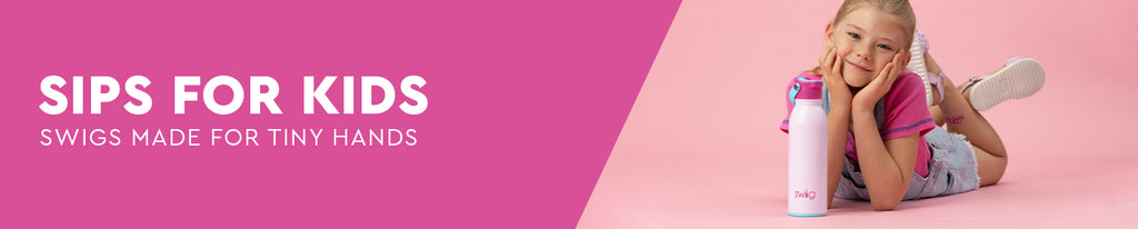 Sips for Kids - Kids Tumblers + Lunch Bags - Swig Life