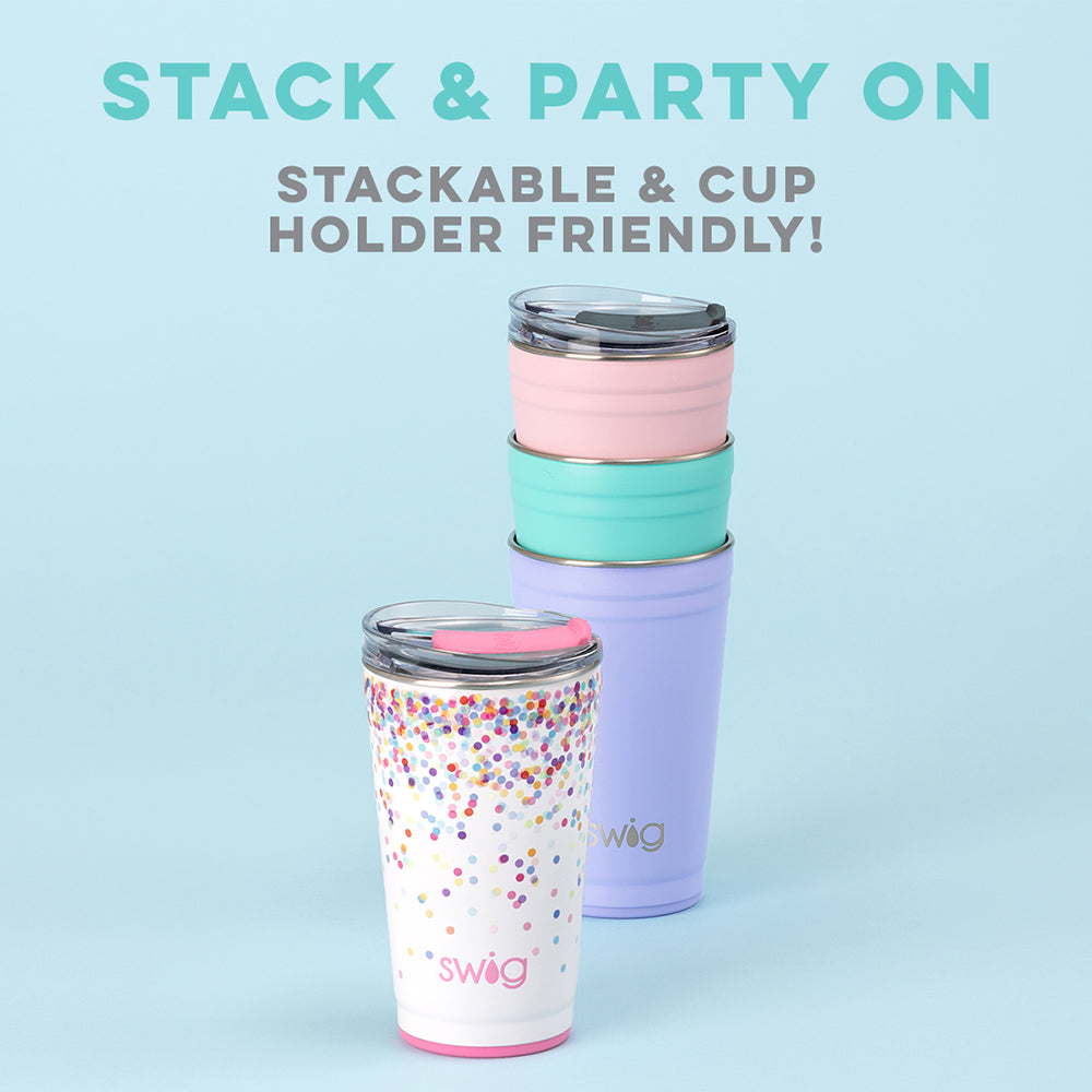 Hot Pink 24oz Insulated Party Cup - Swig Life