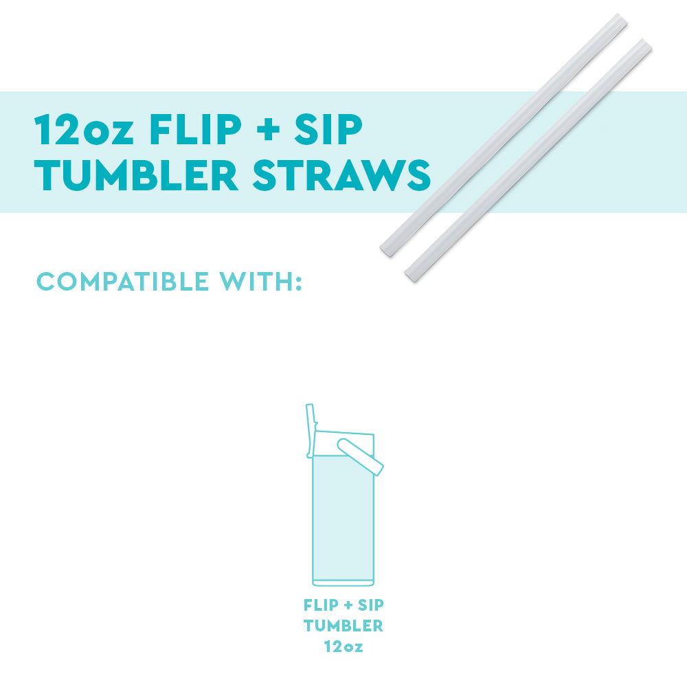 Replacement Straws 2-Pack (20oz Flip + Sip Bottle) - Swig Life