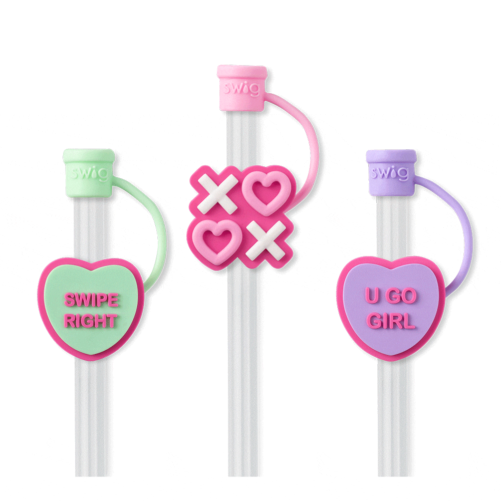 Be Mine Straw Topper Set – Swig Life