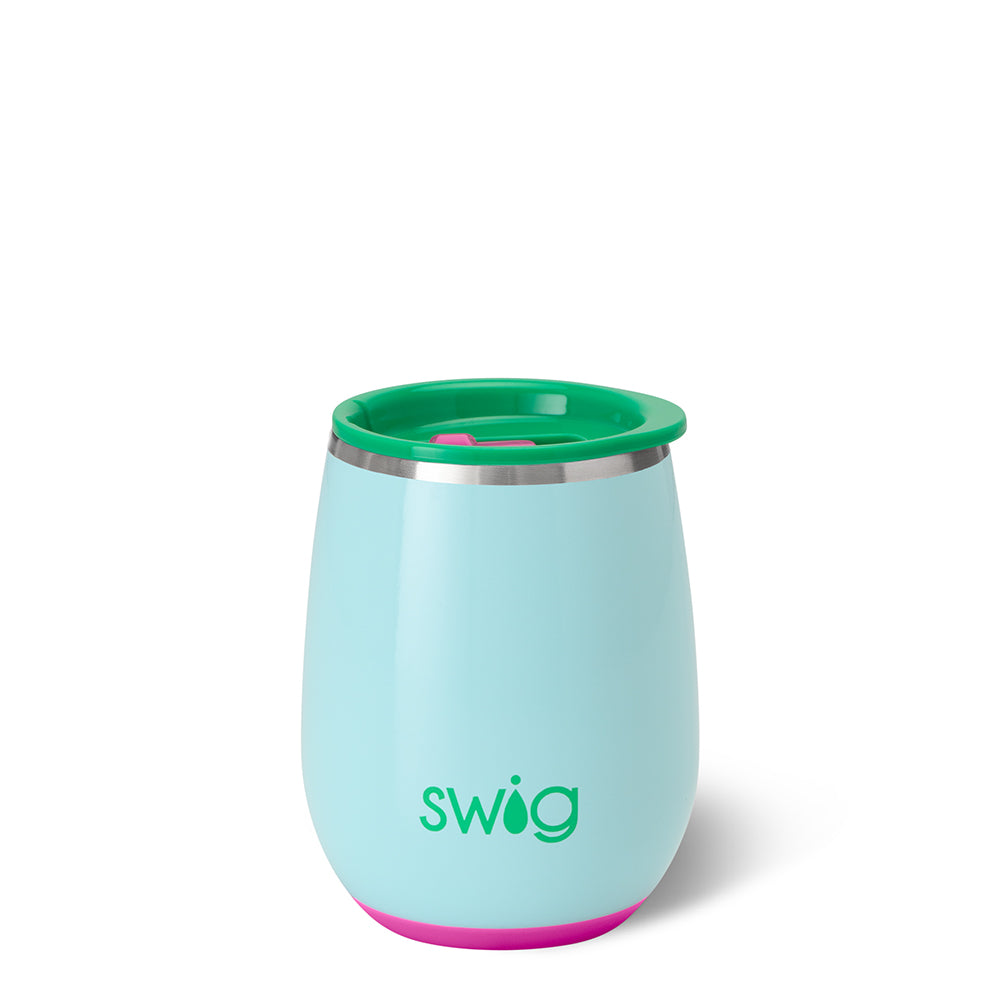 14oz Wanderlust Stainless Steel Stemless Wine Cup | Swig Life