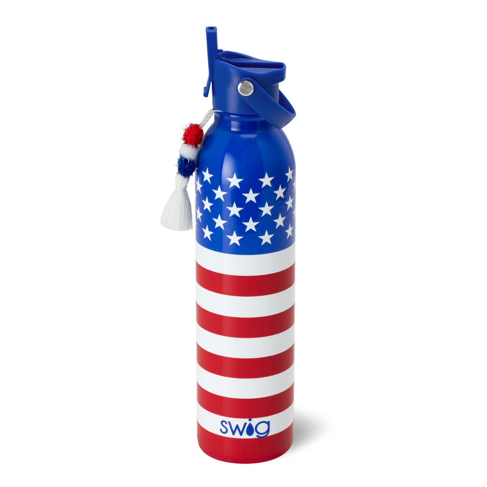All American 26oz Flip + Sip Water Bottle - Swig Life