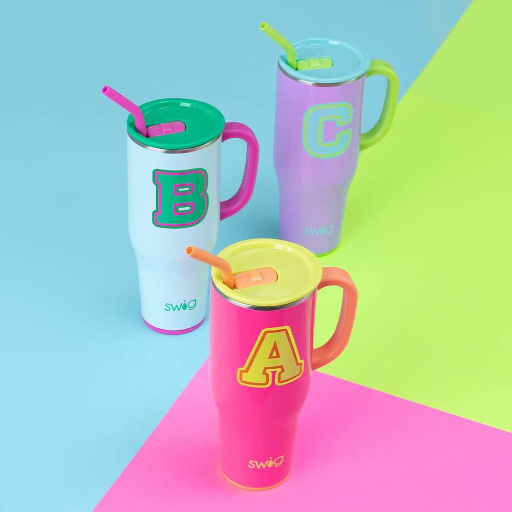 Ultra Violet Initial M Mega Mug 40oz – Swig Life