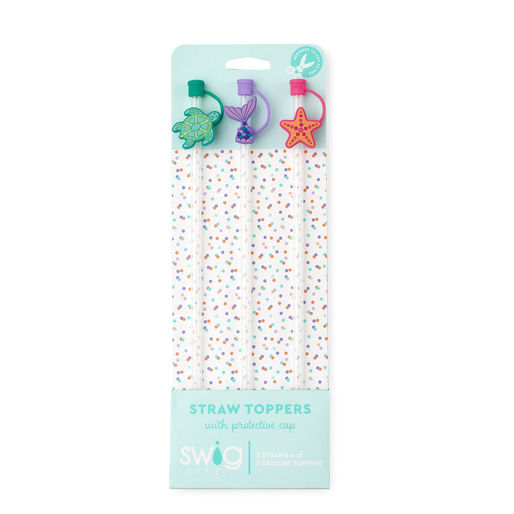Ocean Straw Topper Set Swig Life